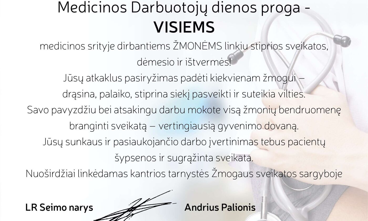 mediku_darbinis - kvitrina.lt · Prienų ir Birštono naujienų portalas